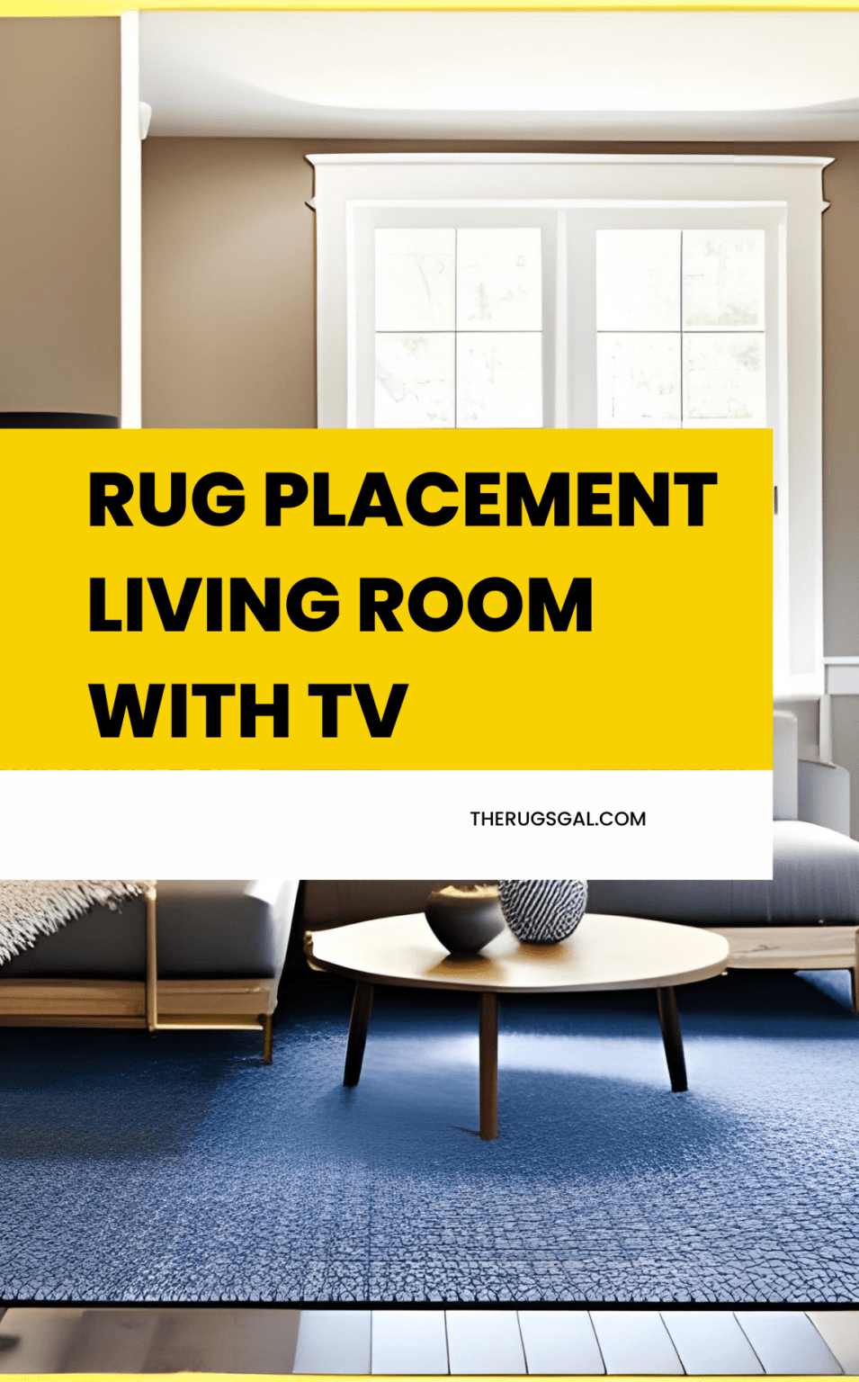 Rug Placement Living Room with TV: Tips for Perfectly Styling Your ...